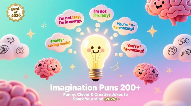 💭 Imagination Puns 200+ Funny, Clever & Creative Jokes to Spark Your ...