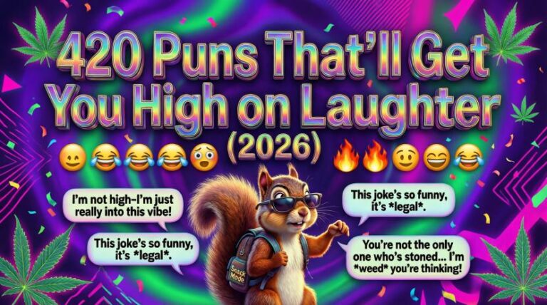 🔥 420 Puns That’ll Get You High on Laughter (2026)😂